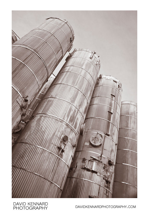 [IR] Factory Silos · David Kennard Photography